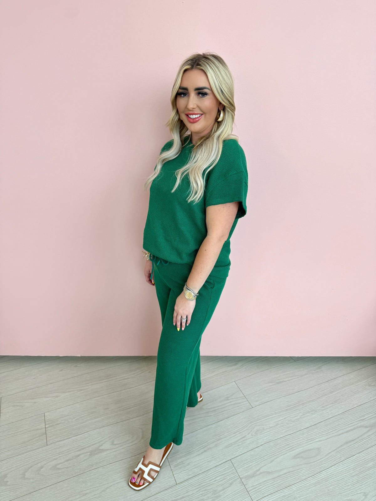 Textured Cropped Pants — Extremely Refined Boutique