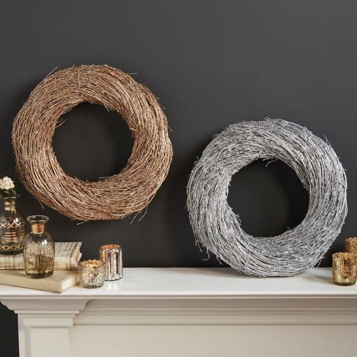 Sparkle Bamboo Wreath Gold — Extremely Refined Boutique